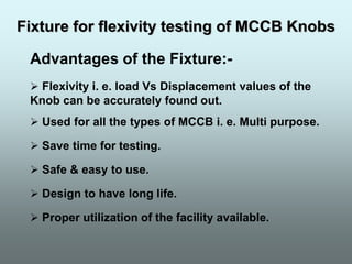 Knob Testing Fixture | PPTX | Science
