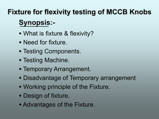 Knob Testing Fixture | PPTX | Science
