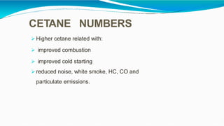 Knocking , cetane and octane numer | PPTX