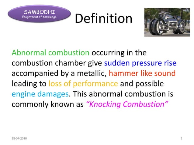 Knocking in si & ci engine | PPTX