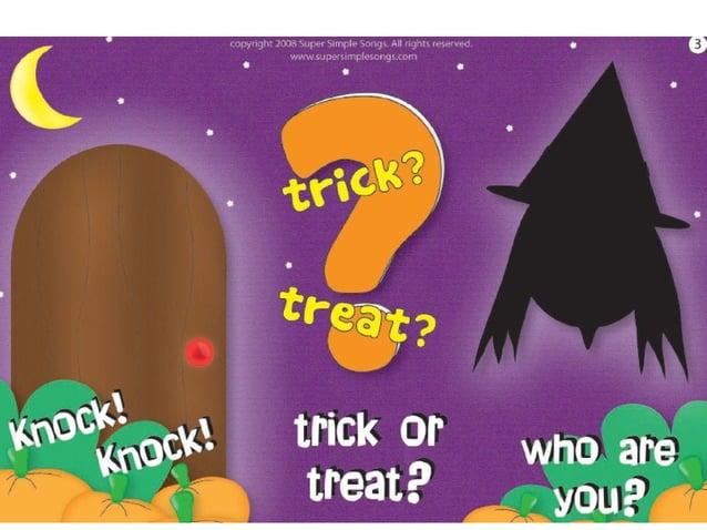 Knock Knock Trick Or Treat | PPT