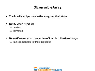 Knockout mvvm-m2-slides | PPT