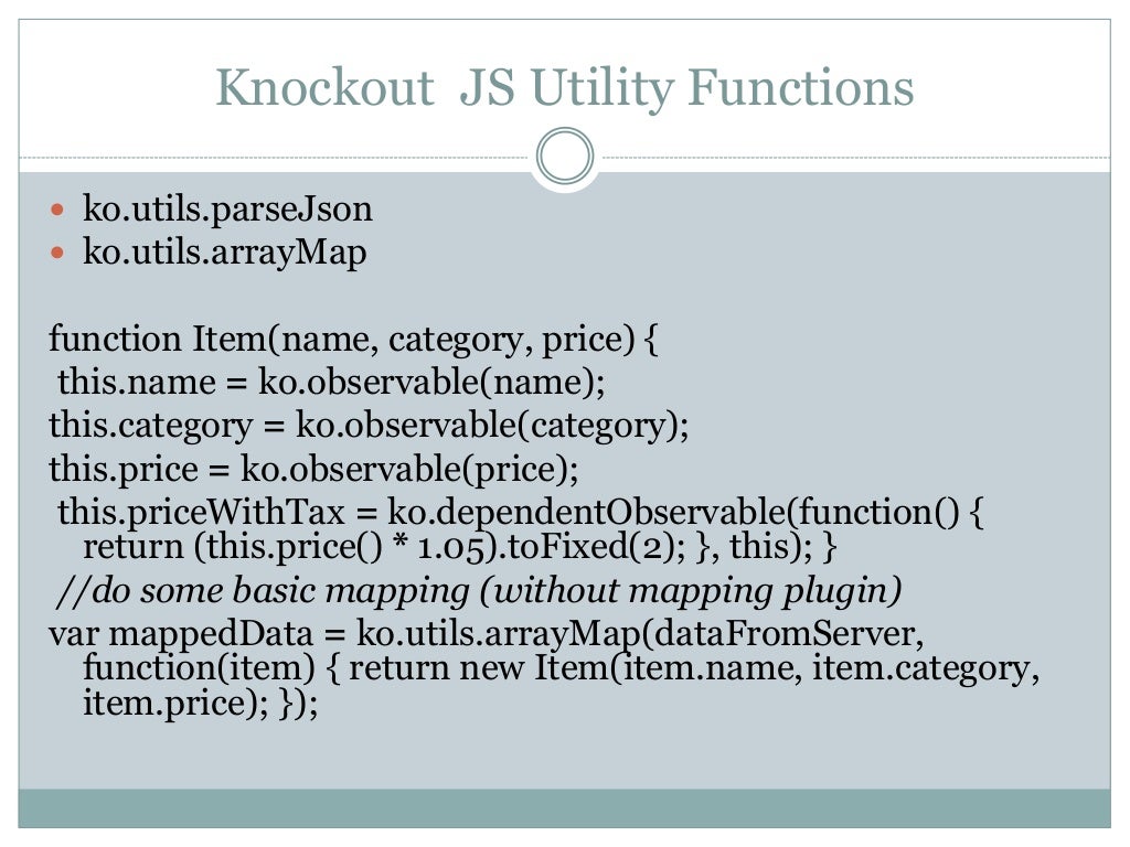 Knockoutjs 