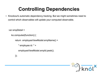 Introduction to Knockout Js | ODP