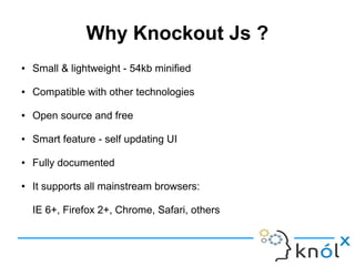 Introduction to Knockout Js | ODP