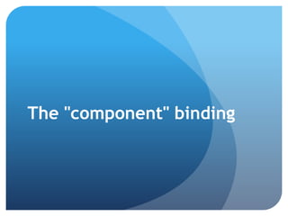 Knockoutjs – components | PPTX | Web Development | Internet