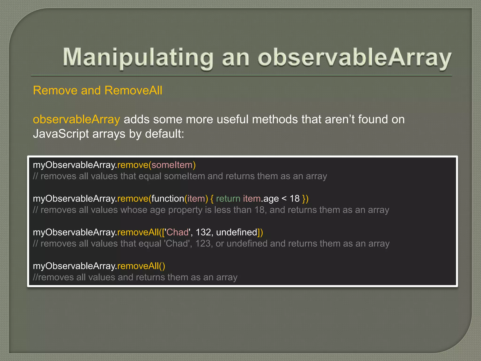 Knockoutjs Part 2 Beginners | PPT