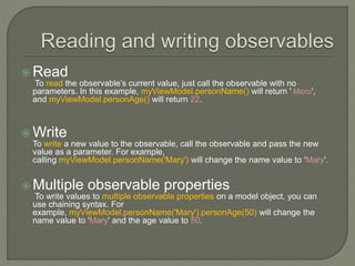 Knockoutjs Part 2 Beginners | PPT