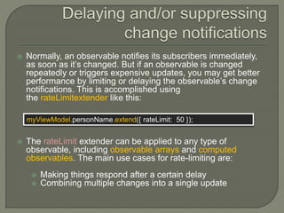 Knockoutjs Part 2 Beginners | PPT