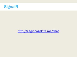 Knockout.js & SignalR | PPTX