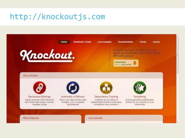 Knockout.js & SignalR | PPTX