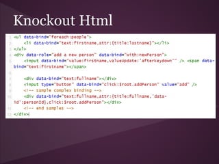 Knockout vs. angular | PPT