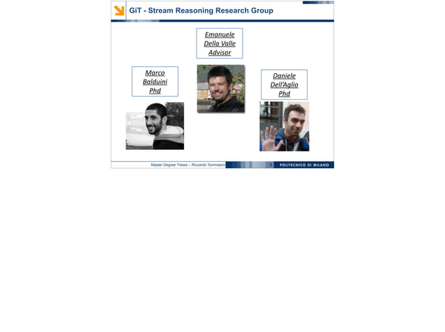 Streaming Day - an overview of Stream Reasoning | PPT