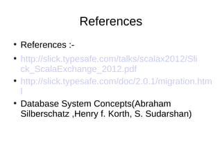 Brief introduction of Slick | PDF | Databases | Computer Software and Applications