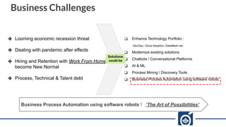 Business Process Automation A Productivity Lever | PDF