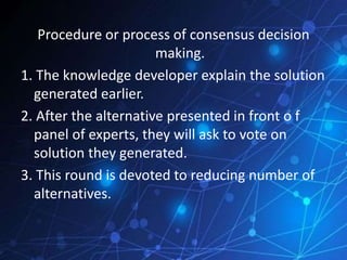 consensus decision making, process | PPTX