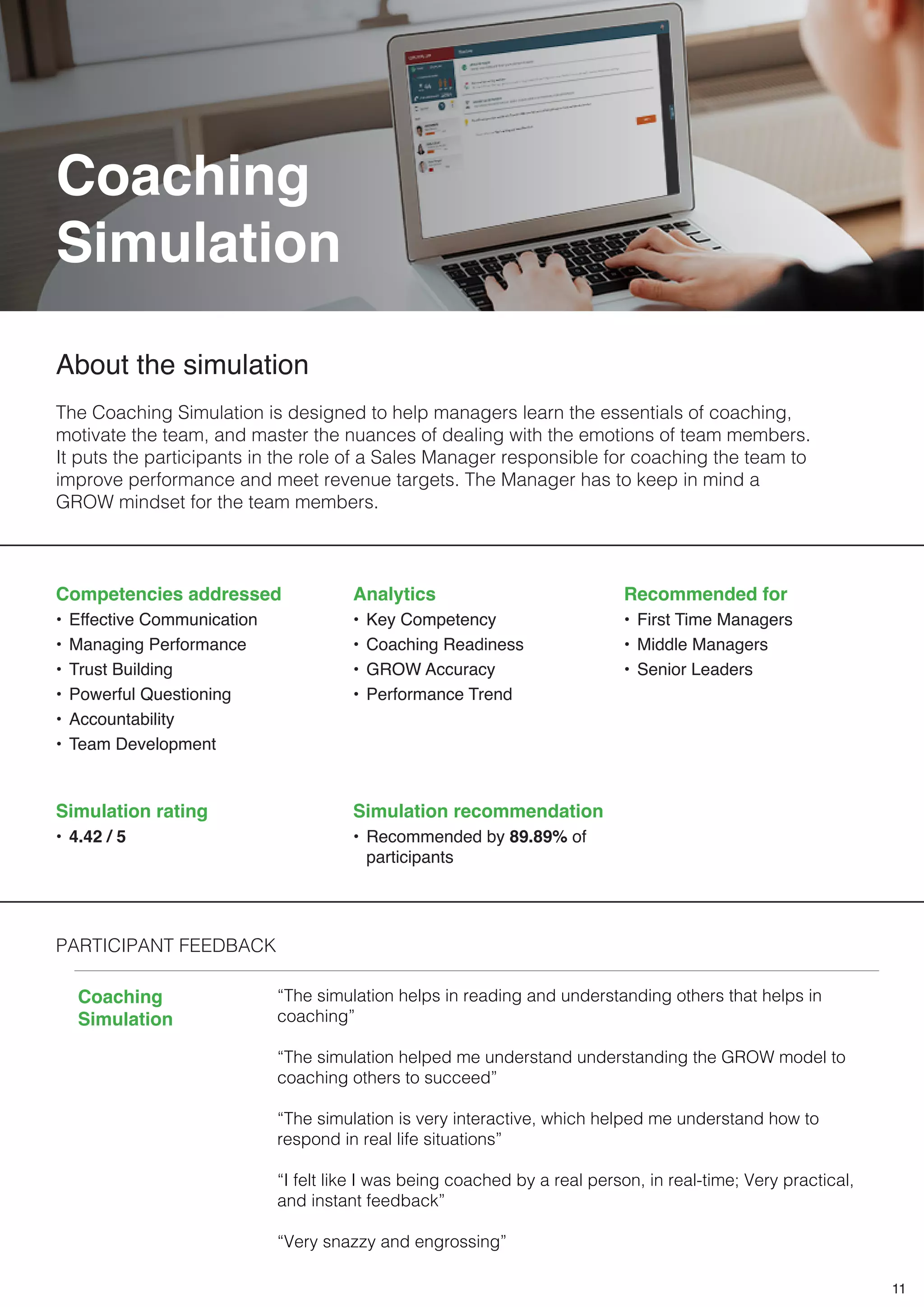 Coaching Simulation | PDF