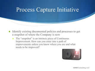 Knowledge Capture Initiative Summary Report | PPT