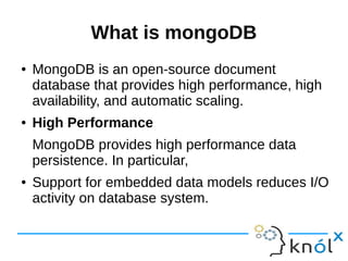Introduction to MongoDB | PPT