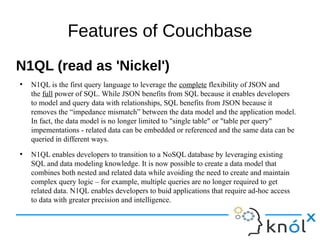 Couchbase - Introduction | ODP | Databases | Computer Software and Applications