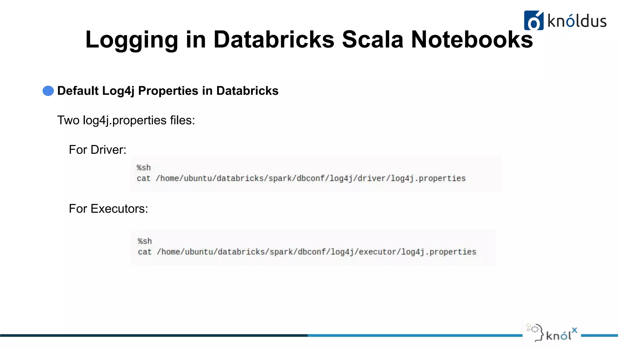 Databricks and Logging in Notebooks | PPT