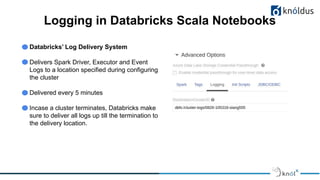 Databricks and Logging in Notebooks | PPT