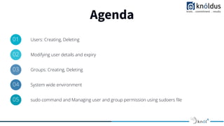 Users and groups in Linux | PDF