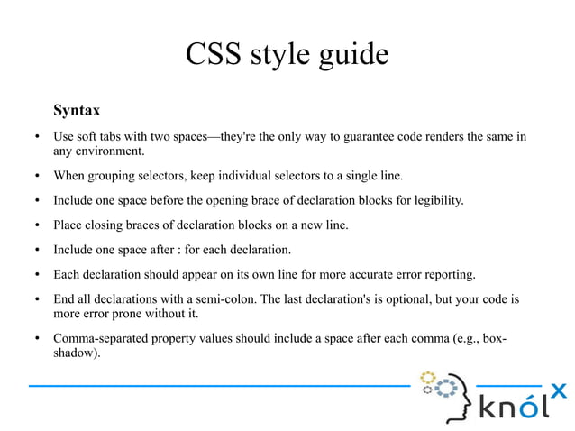 Html5 Css Javascript Style Guide And Coding Conventions Ppt 6730