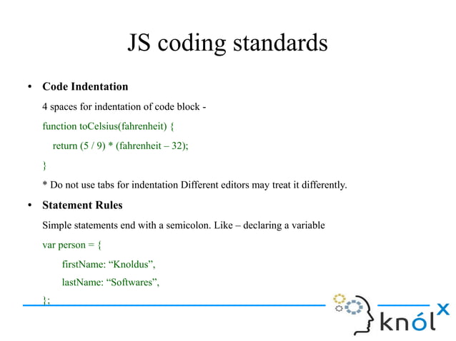 HTML5, CSS, JavaScript Style guide and coding conventions | PPT