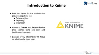 Creating a customer segmentation workflow with knime | PDF
