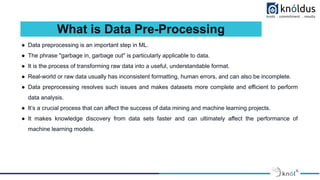 KNOLX_Data_preprocessing | PPT