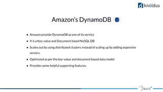 An Introduction to Amazon’s DynamoDB | PDF