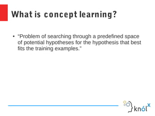 Introduction to Machine Learning with Find-S | ODP