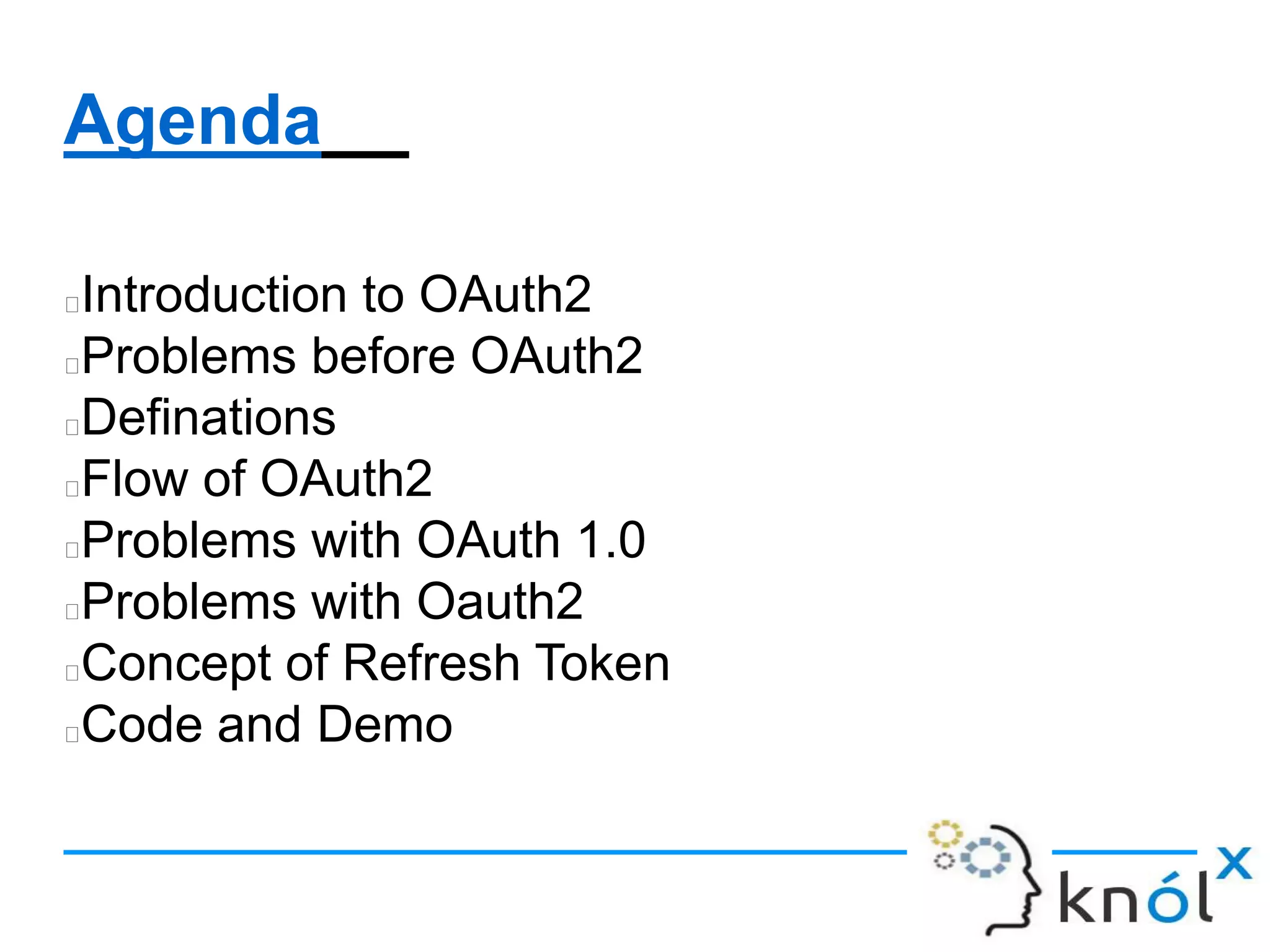 OAuth2 Introduction | PPT