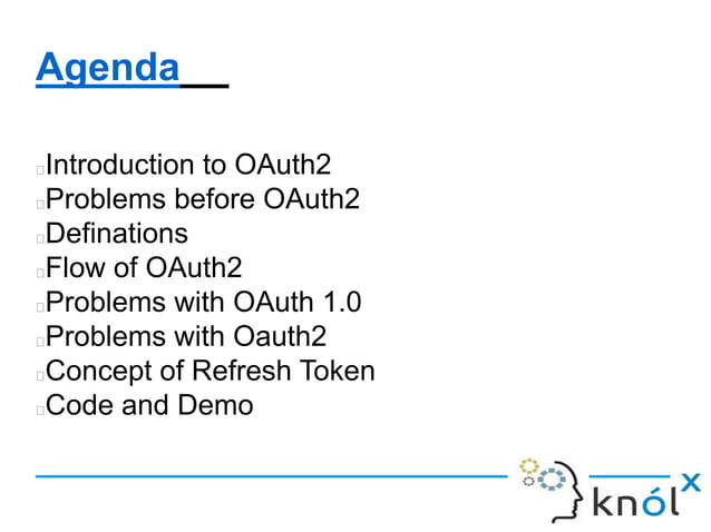 OAuth2 Introduction | PPT