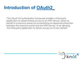 OAuth2 Introduction | PPT