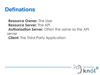 OAuth2 Introduction | PPT