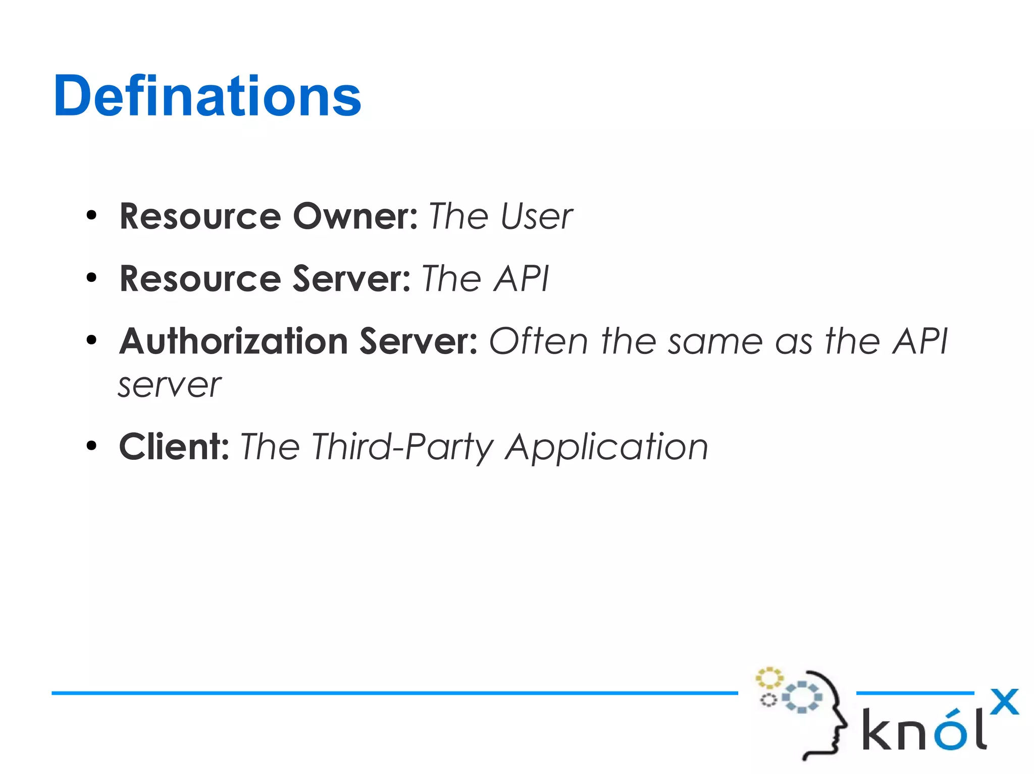 OAuth2 - Introduction | ODP | Internet | Computing