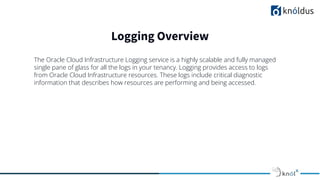 Observability and Management on OCI - Logging and Monitoring | PDF