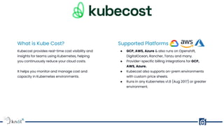 knolx of KubeCost & Infracost | PDF