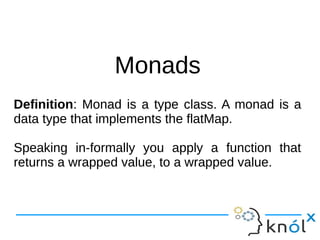 Functors, Applicatives and Monads In Scala | ODP