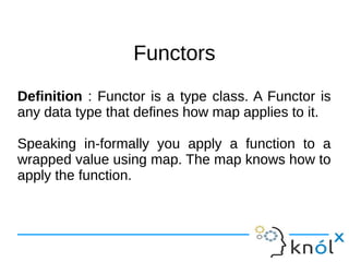 Functors, Applicatives and Monads In Scala | ODP
