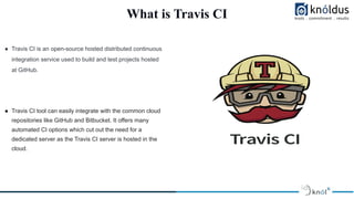 TRAVIS CI-KNOLX | PDF | Shareware and Freeware | Computer Software and Applications