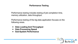 Big Data Testing Strategies | ODP