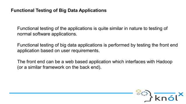 Big Data Testing Strategies | ODP | Computer Software and Applications ...