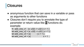 Functional Aspect Of Rust | PPTX