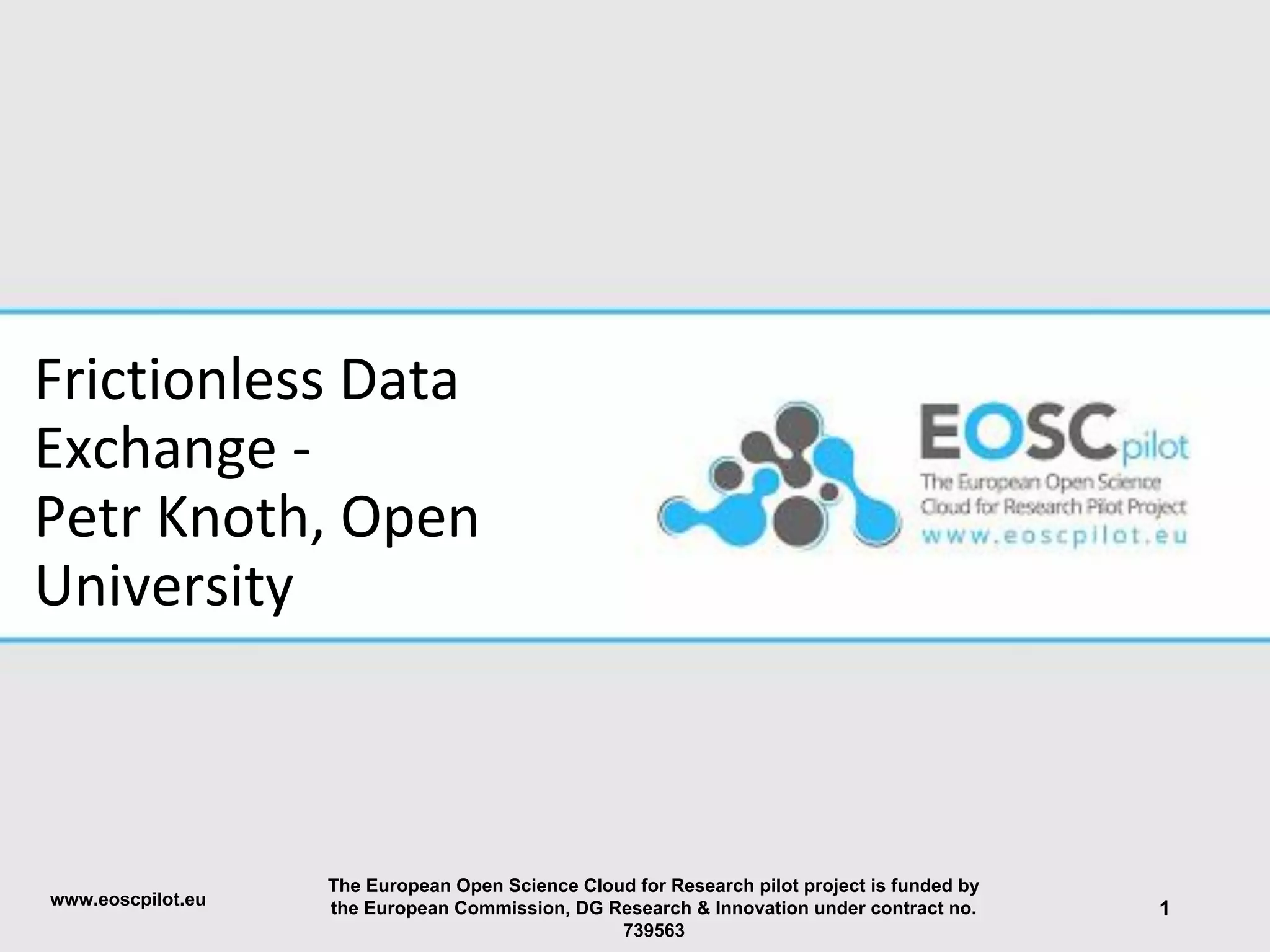 Frictionless Data Exchange | PPT