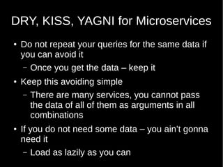 Knots - the Lazy Data Transfer Objects for Dealing with the Microservices Craze | PPT