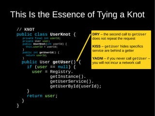 Knots - the Lazy Data Transfer Objects for Dealing with the Microservices Craze | PPT