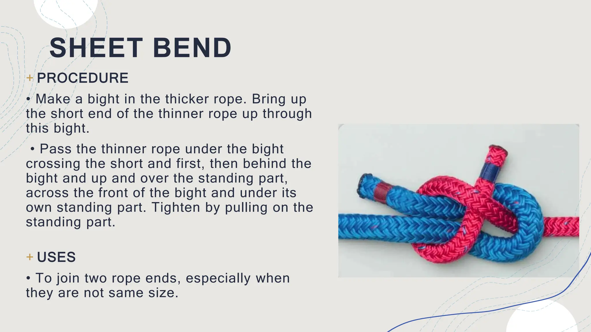 BASIC KNOT TYING AND PROCEDURES OF KNOT TYING | PPTX